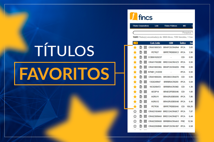 Conhece o recurso Favoritar títulos? – Blog Fincs